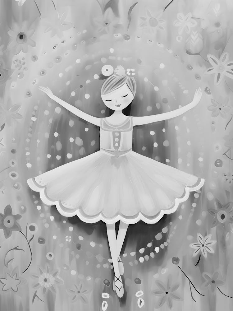 Ballerina Art Print by Monochrome Heaven – Fy!