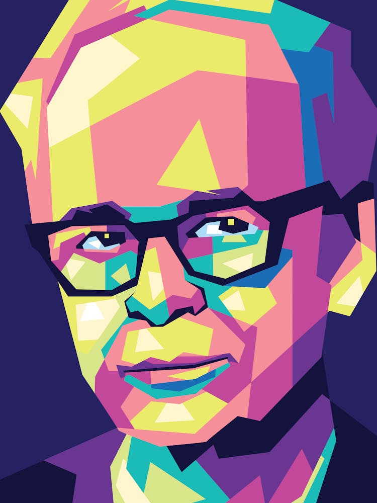 Portrait Of Bill Gates Art Print by Saidisay – Fy!
