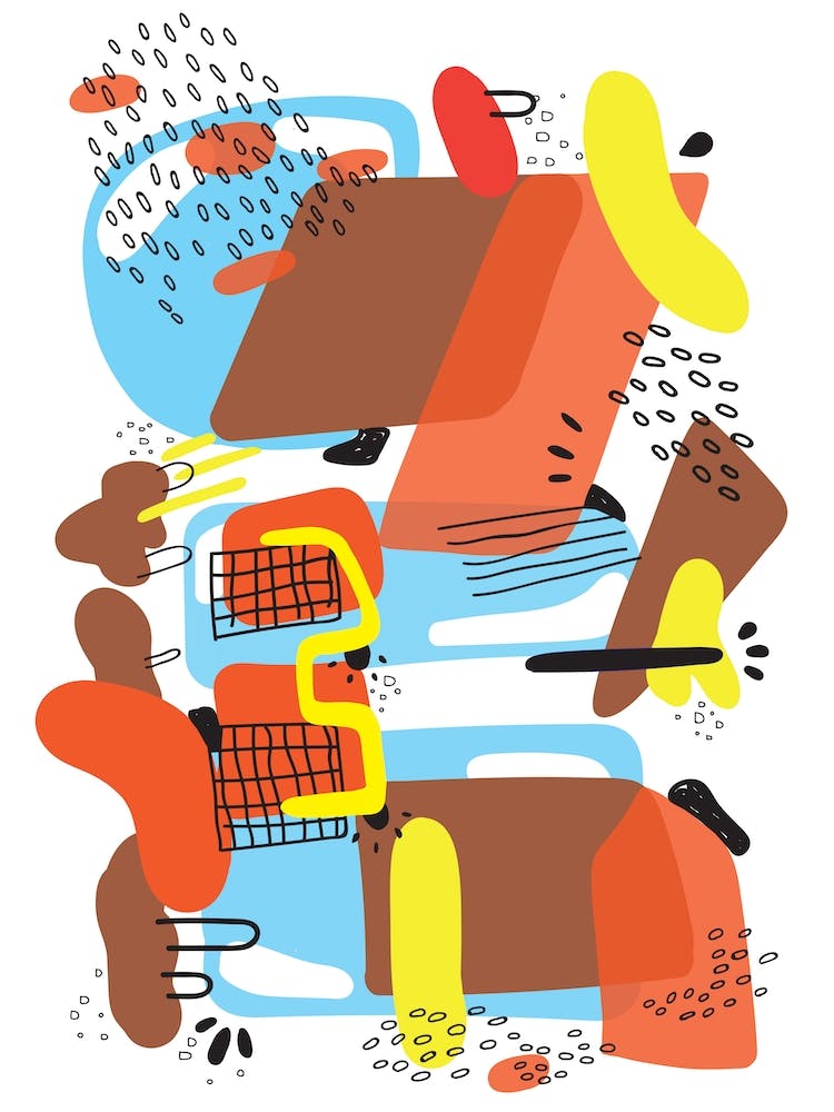 Blobjects I Art Print by Emeline Mele – Fy!