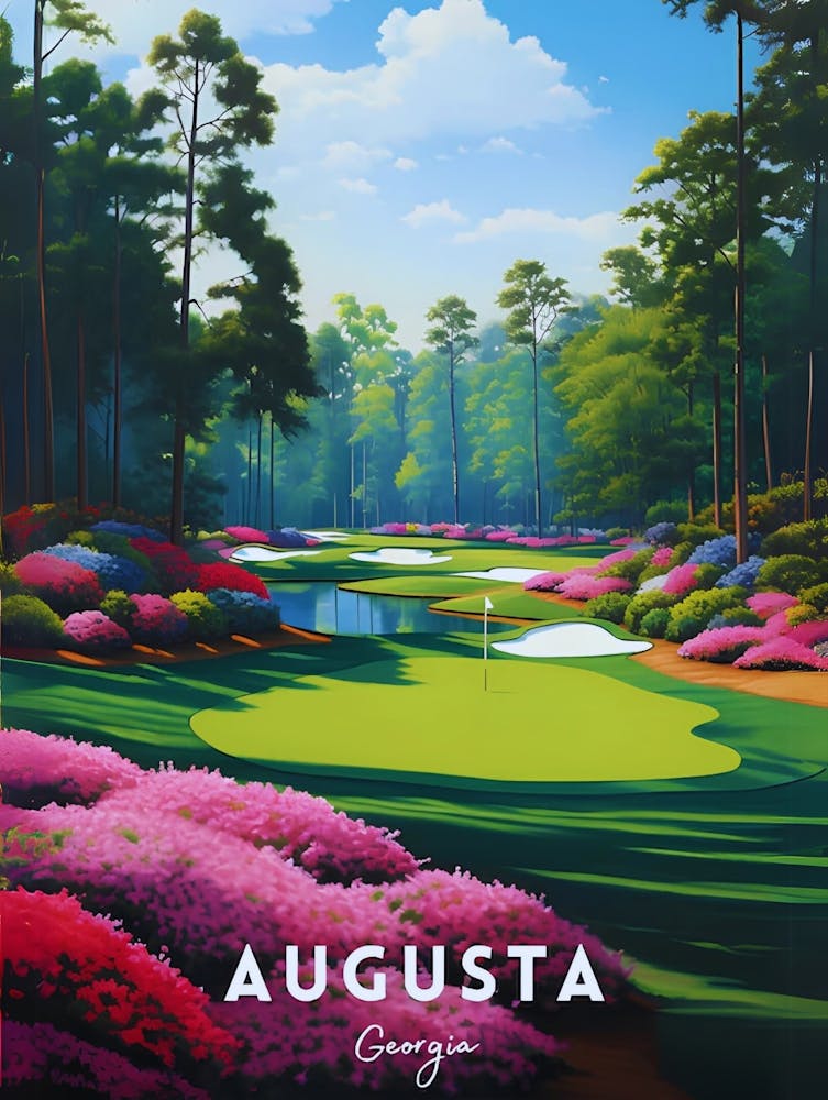 Augusta, Georgia Art Print by Keily Art Store – Fy!