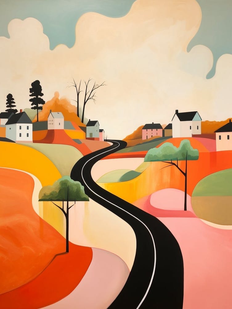 Suburban Abstract Minimalist 12 Art Print by Abstract Art Expressions – Fy!