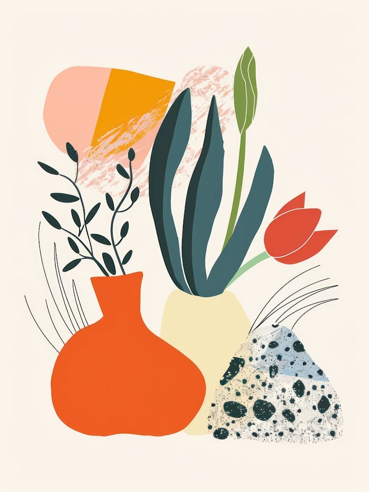 Cute Abstract Objects Collection 4 Art Print by Abstract Art ...