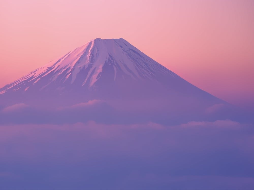 Sunrise Over Mount Fuji Art Print by Etnousta – Fy!