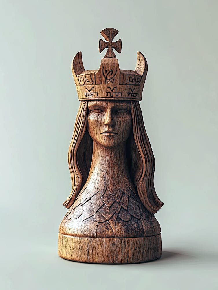 Chess Queen, Viking's Chess, Tafl Game 3 Art Print by Art-Syndicate – Fy!