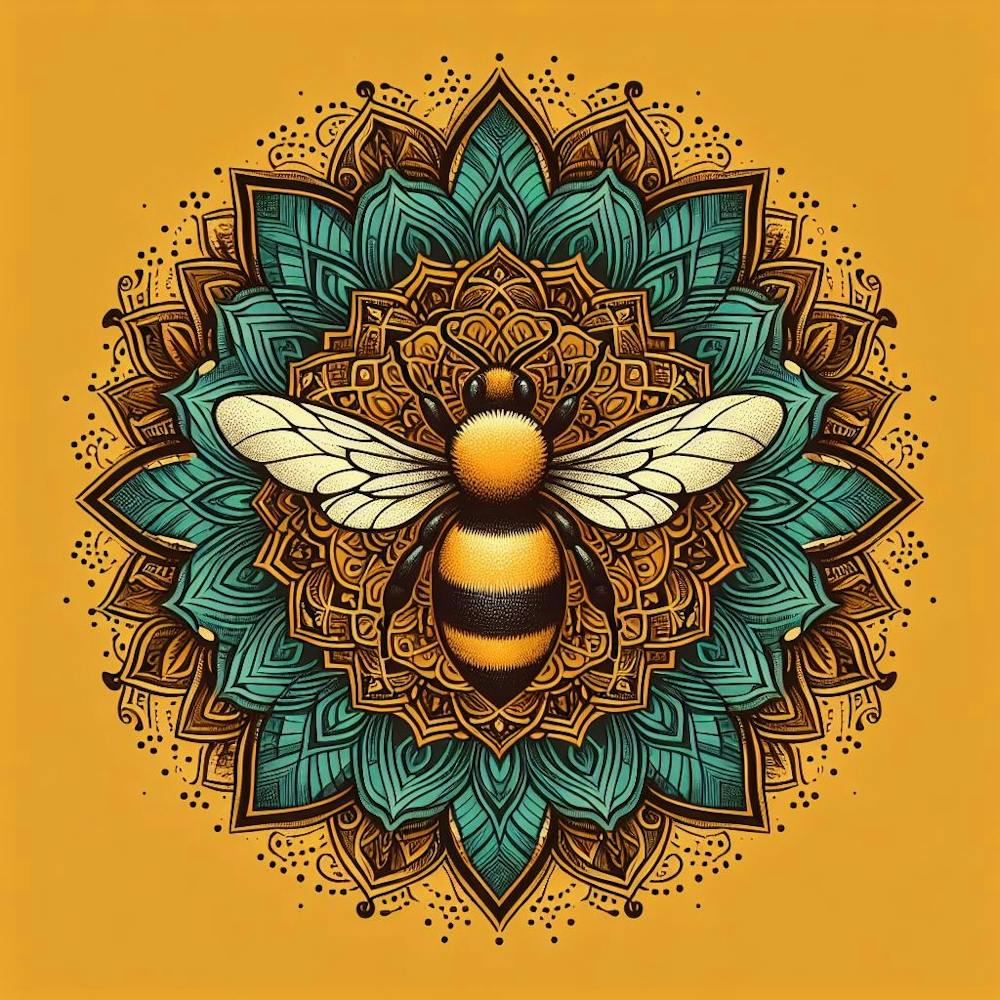 Royal Bee Art Print by Moonchild Jones – Fy!