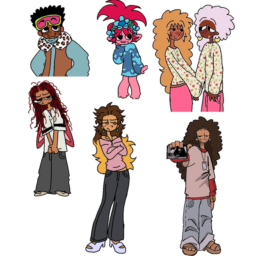 Squigglevision line-work Art Print by Kimonsha – Fy!