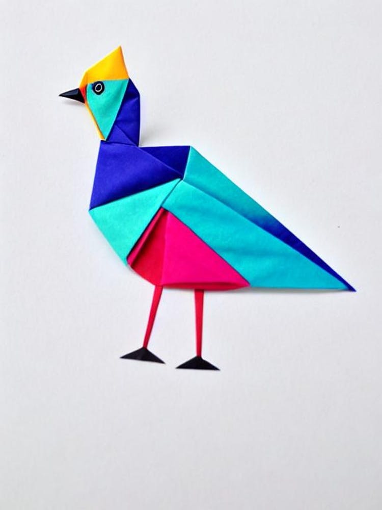Goose Origami Bird Art Print by Featherline – Fy!