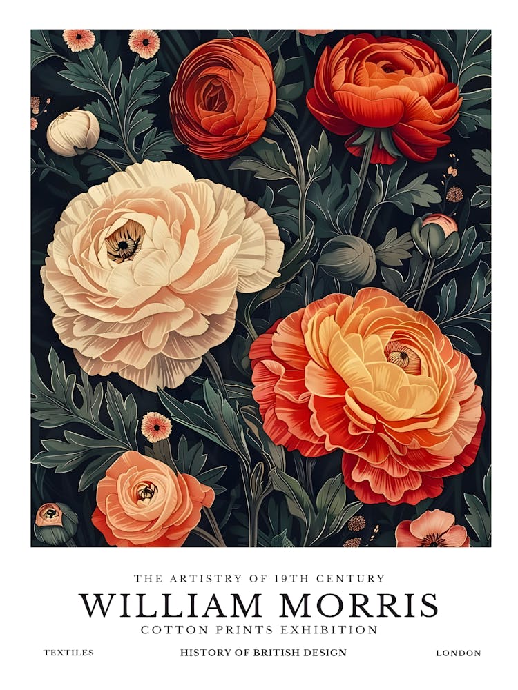 William Morris 100 Art Print by Artistry Aloft – Fy!