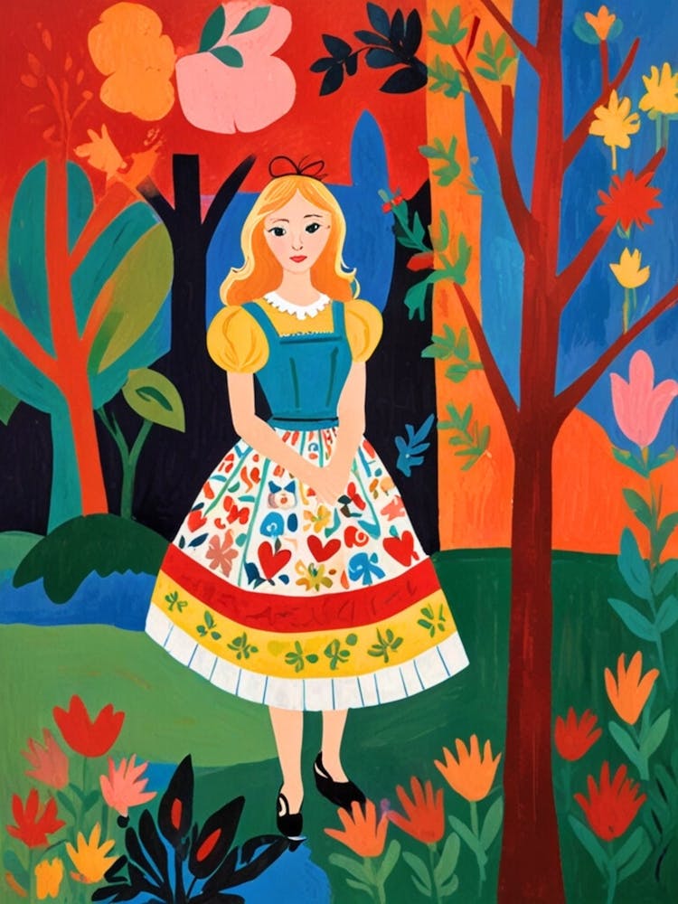 Alice In Wonderland 11 Art Print by Len Len – Fy!