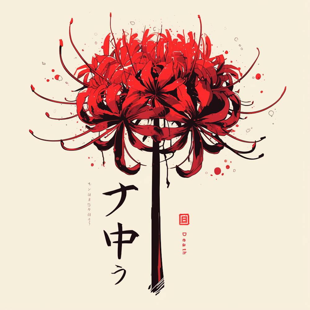 "Deadly" Red Spider Lily Art Print by NijiDude26 – Fy!