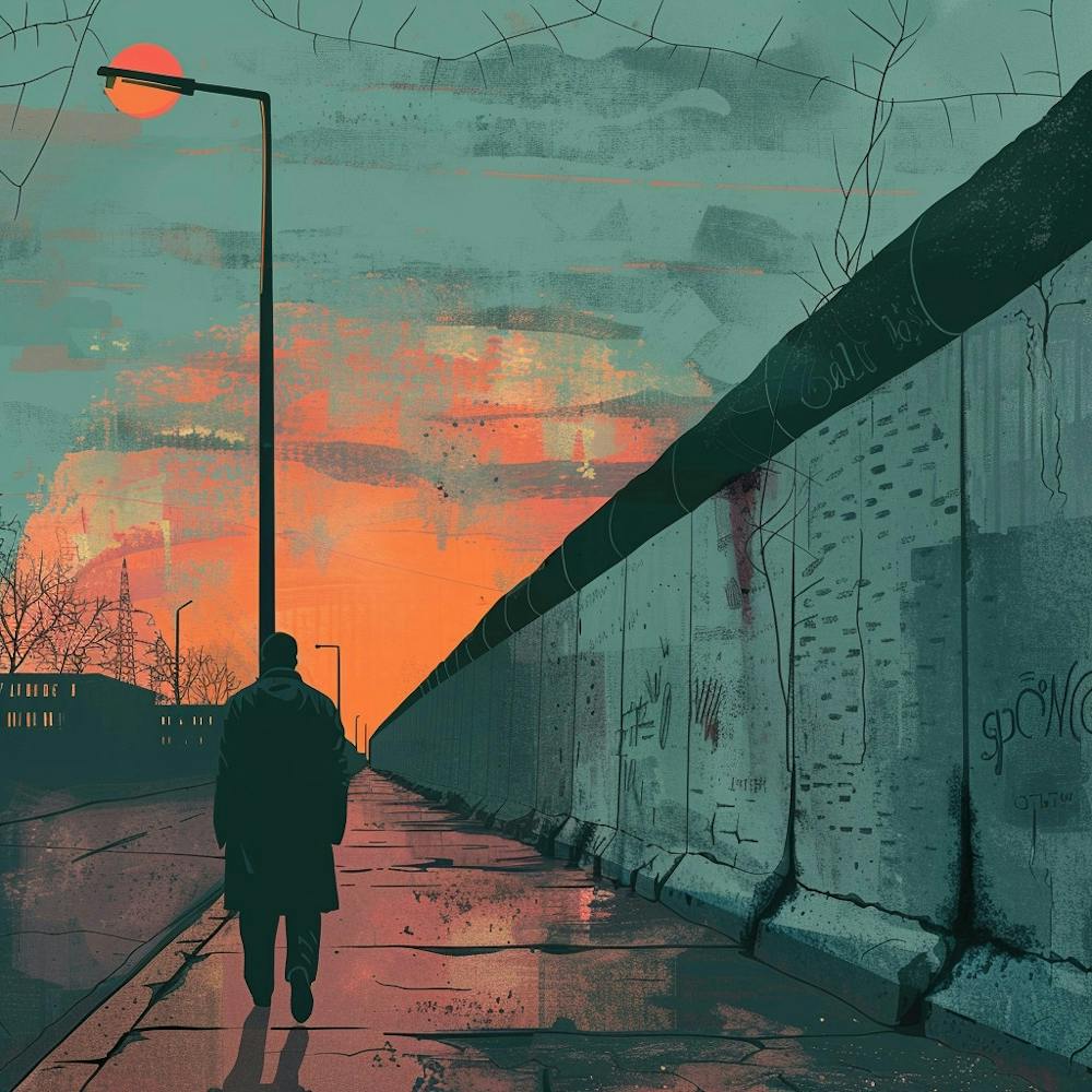 Berlin Wall Painting Art Print by ThatWorksMedia – Fy!