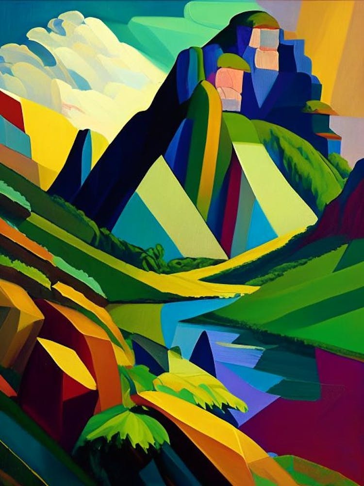Canaima National Park Venezuela Cubo Futuristic Art Print by National ...