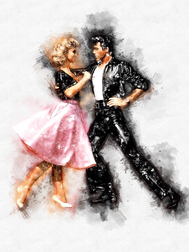 grease dancing scene Art Print by ontoseno – Fy!