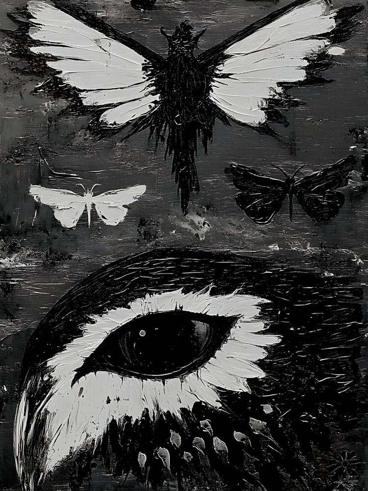 Owls And Butterflies Art Print by Artbyn – Fy!