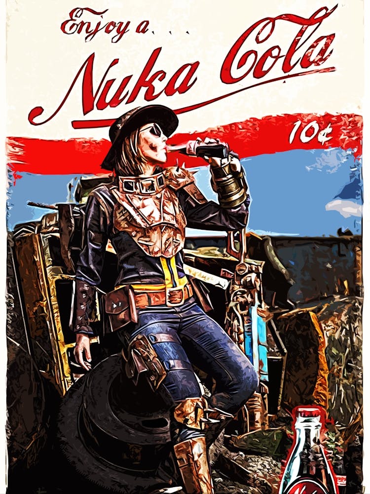 Enjoy A Nuka Cola Art Print by ontoseno – Fy!