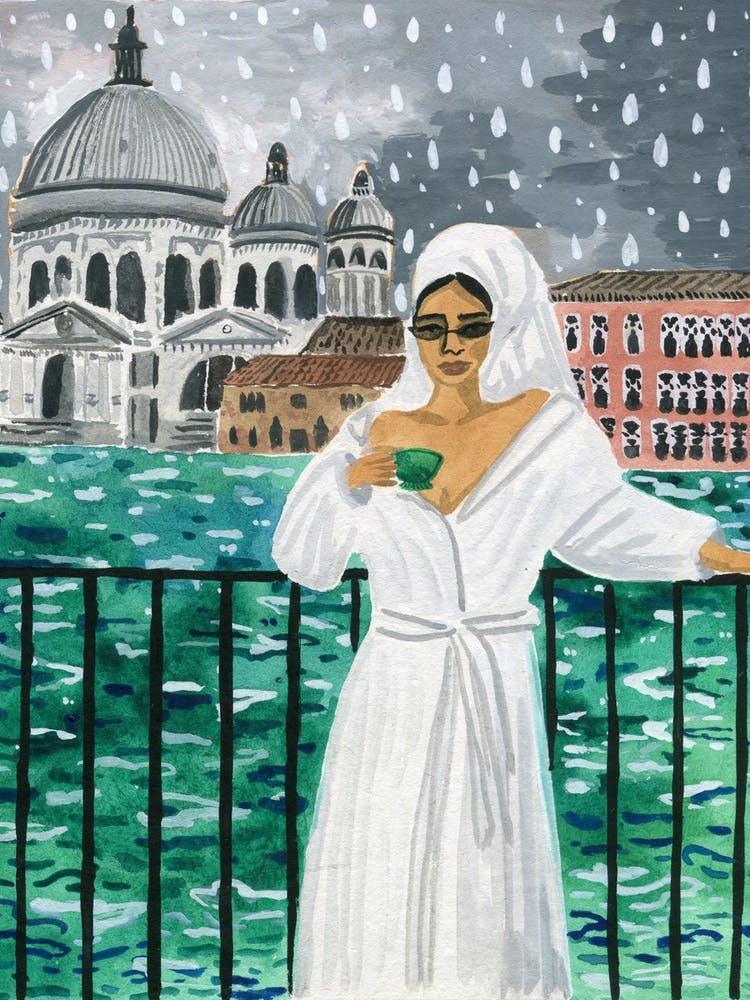 Venitian Spa Day Art Print by Caroline Chessia – Fy!