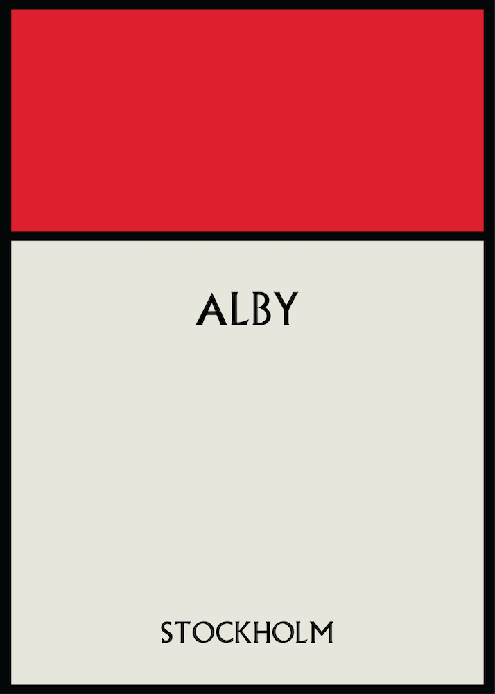 Alby Stockholm Art Print by Scandinavian Design – Fy!