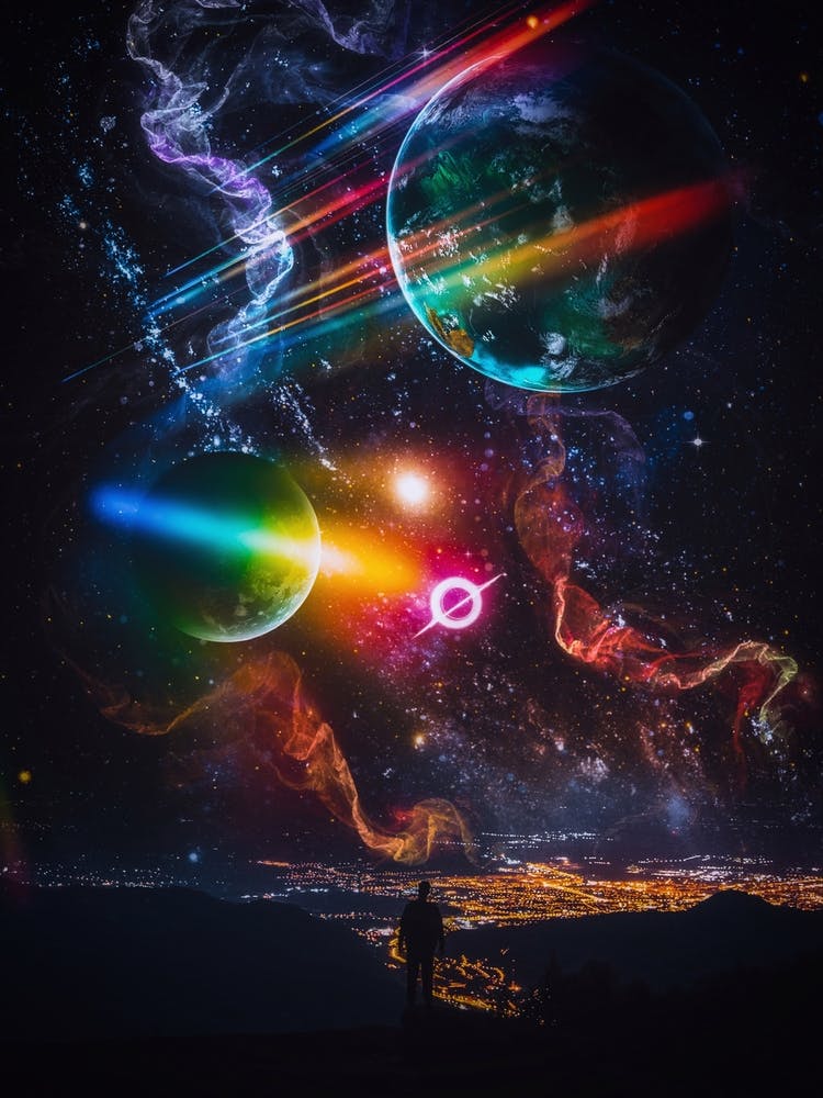 The Cosmic Of The Universe City Lights – Fy!