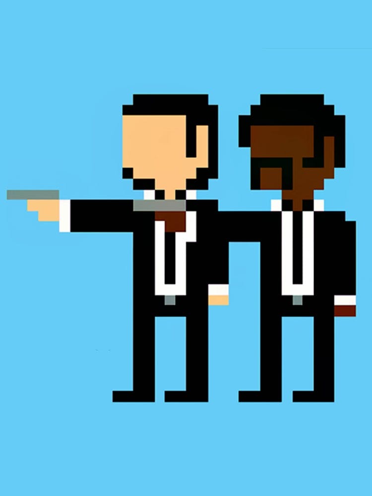Two Men In Suits Pulp Fiction Art Print by ontoseno – Fy!