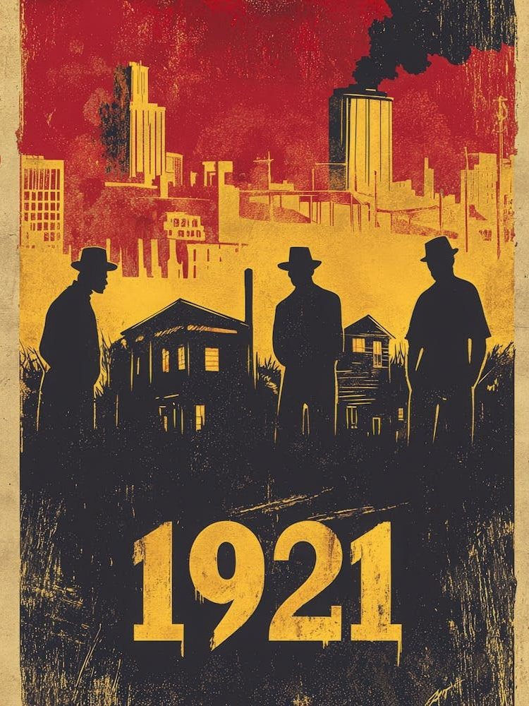 Aihrgdesign A Vintage Commemorative Poster For The Tulsa Race 568a246a ...