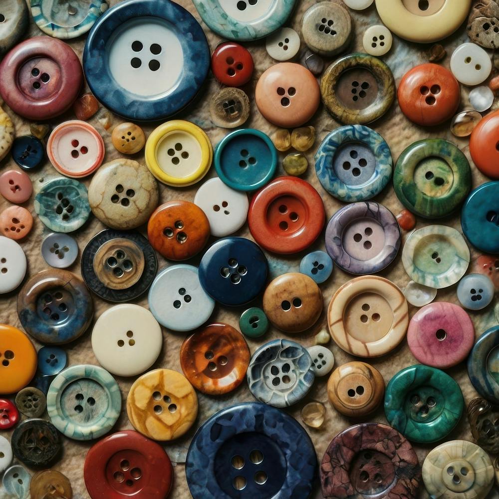 Button Collage Art Print by AnikArts – Fy!