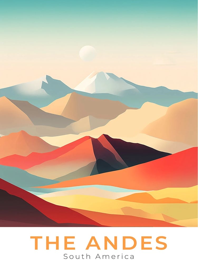 South America Andes Travel Art Print by Anwir – Fy!