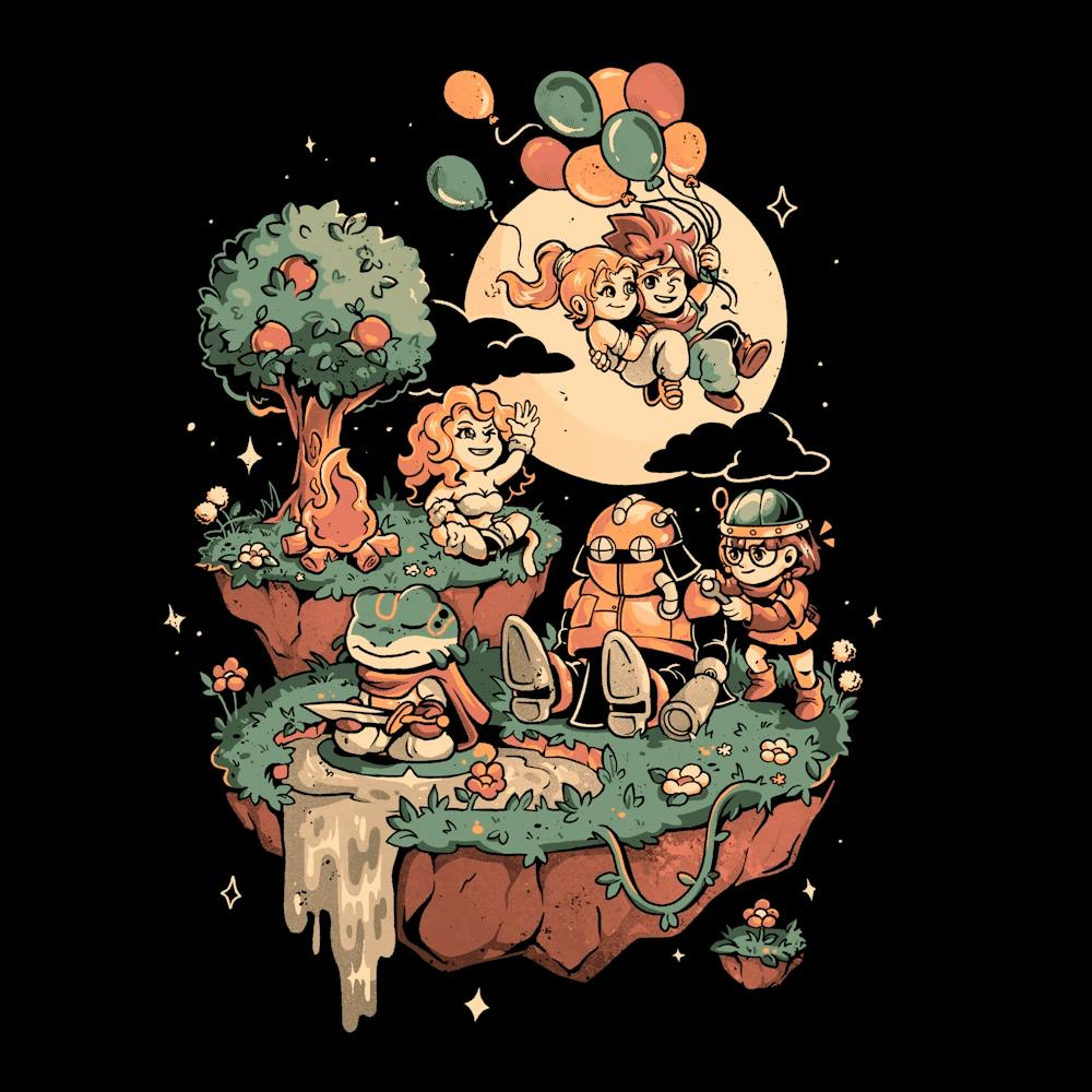 Chrono Island Cute Retro Game Art Print by Edu Ely – Fy!