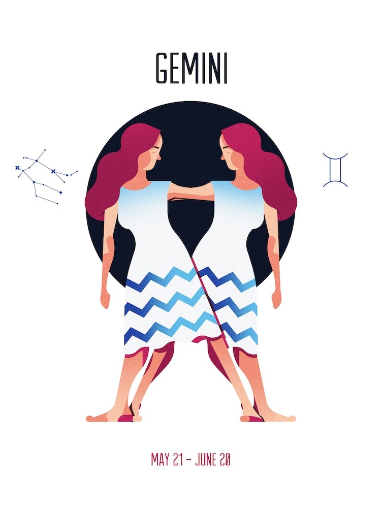 Gemini Art Print by James Boast Illustration – Fy!