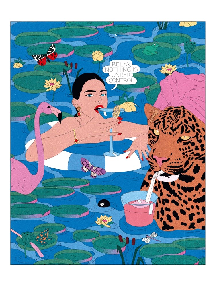 Nothing Is Under Control Art Print by Cosmo Illustrator – Fy!