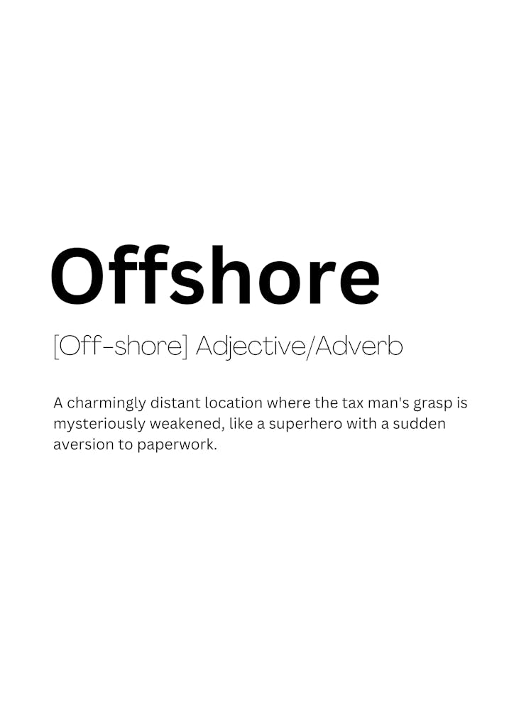 Offshore Definition Meaning Art Print by Kaigozen – Fy!