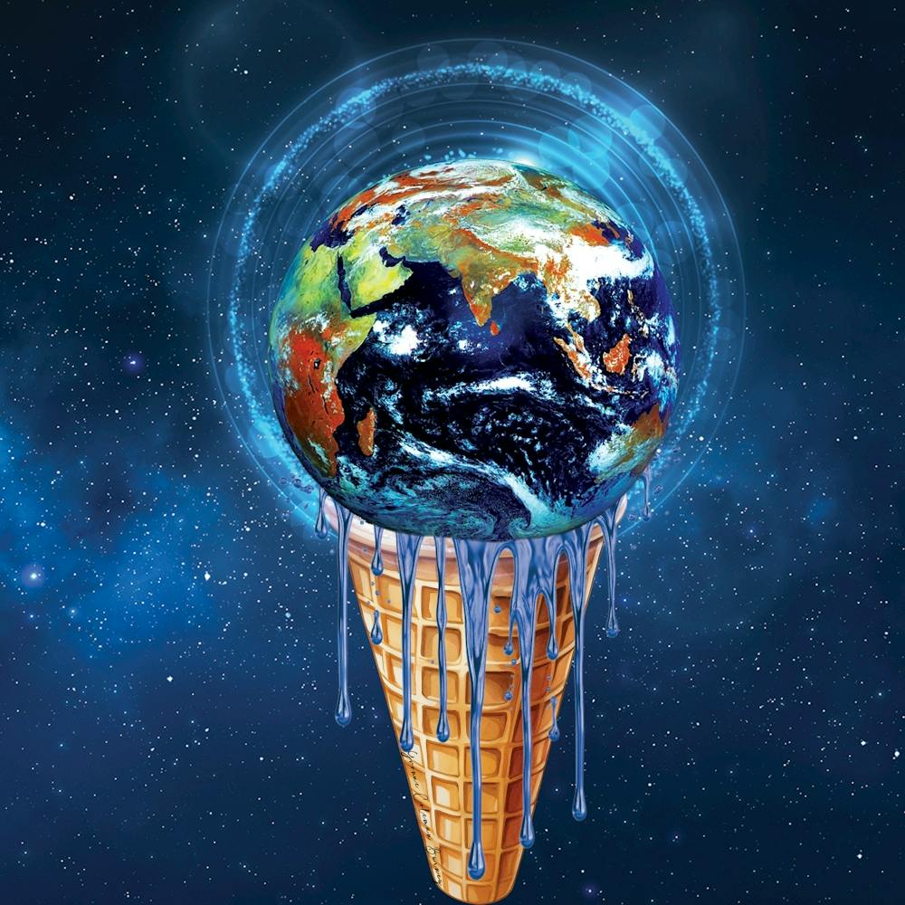 Electrifying Earth Cone Art Print by Yvonne Coleman Burney – Fy!