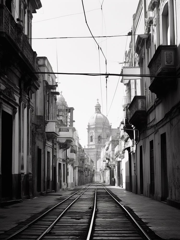 Catania, Italy, Black And White Photography 4 Art Print by Monochrome ...