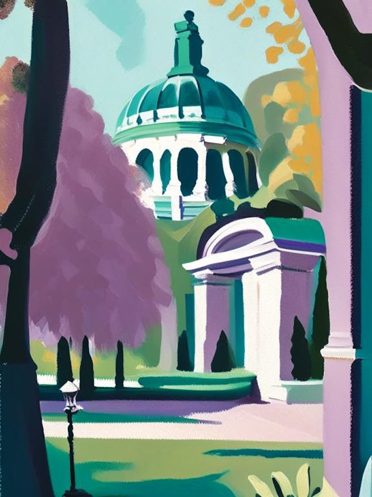Volksgarten, Austria Abstract Still Life Art Print by Gardens of the ...