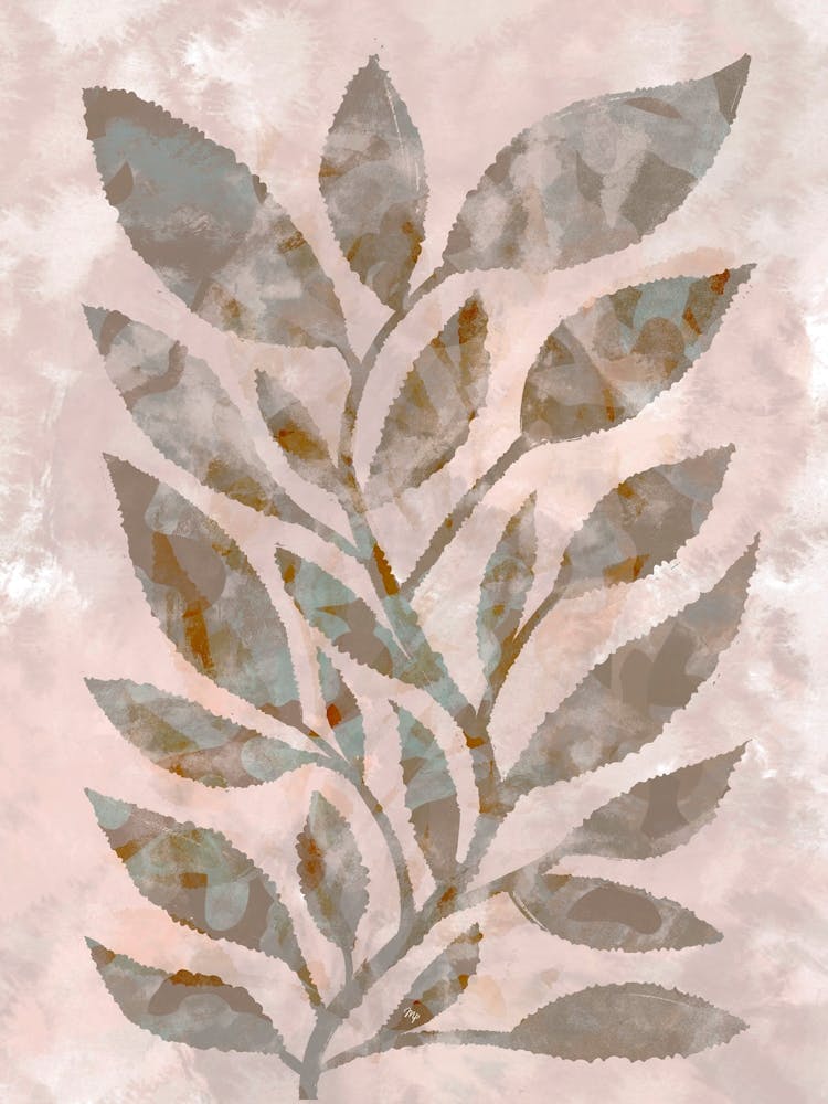 Mocha Leaves Art Print by Martina – Fy!