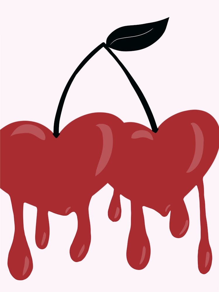 Bleeding Cherries Art Print by Amber May Art – Fy!