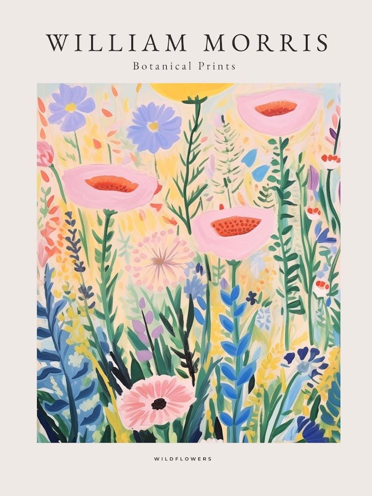 William Morris Beautiful Paintings Art Print by Lara's Wonderland – Fy!