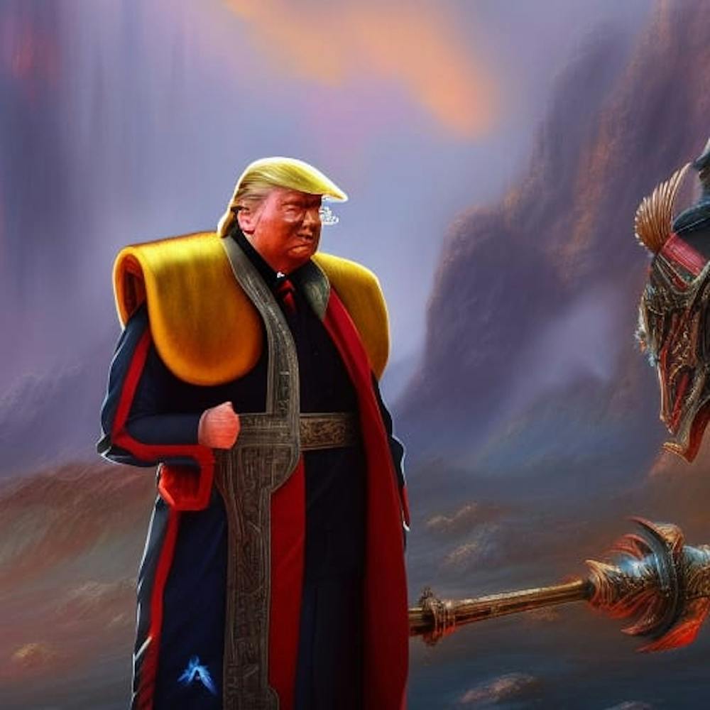 Trump And Dragon Art Print by Babakaduduzane – Fy!