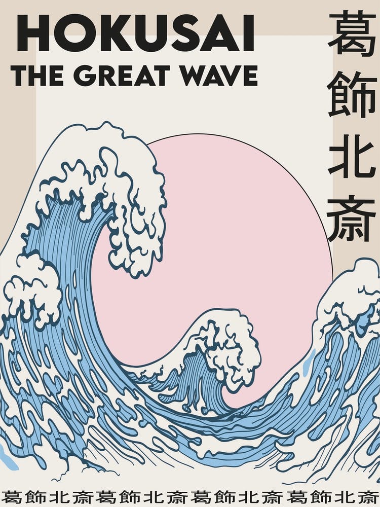 Hokusai The Great Wave Art Print by Lucent Art Shop – Fy!