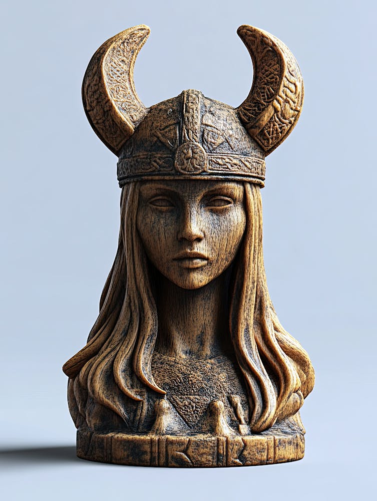 Viking Bust, Viking's Chess, Tafl Game Art Print by Art-Syndicate – Fy!