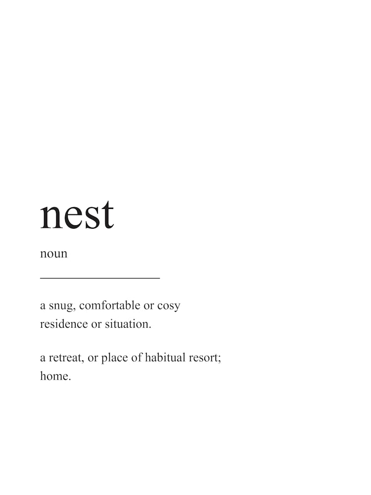 Nest Definition Print Art Print by NordicDesignHouse – Fy!