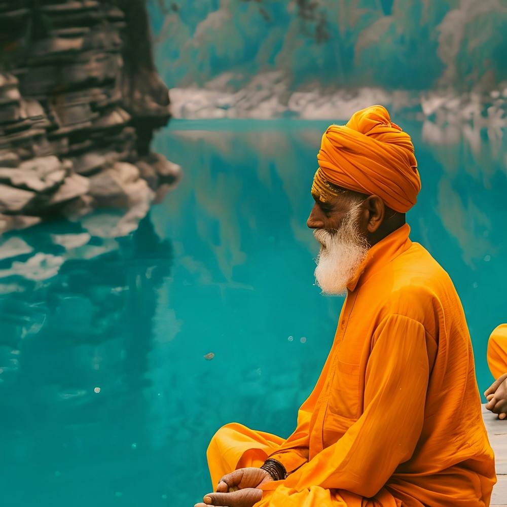 Two Hindu Gurus Art Print by ThatWorksMedia – Fy!