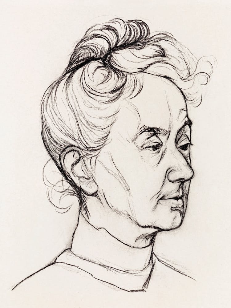 Portrait Of Mrs Corry Pabst, Julie De Graag Art Print by Fy! Classic ...
