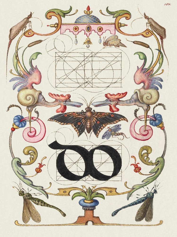 Guide For Constructing The Ligature Do From Mira Calligraphiae ...