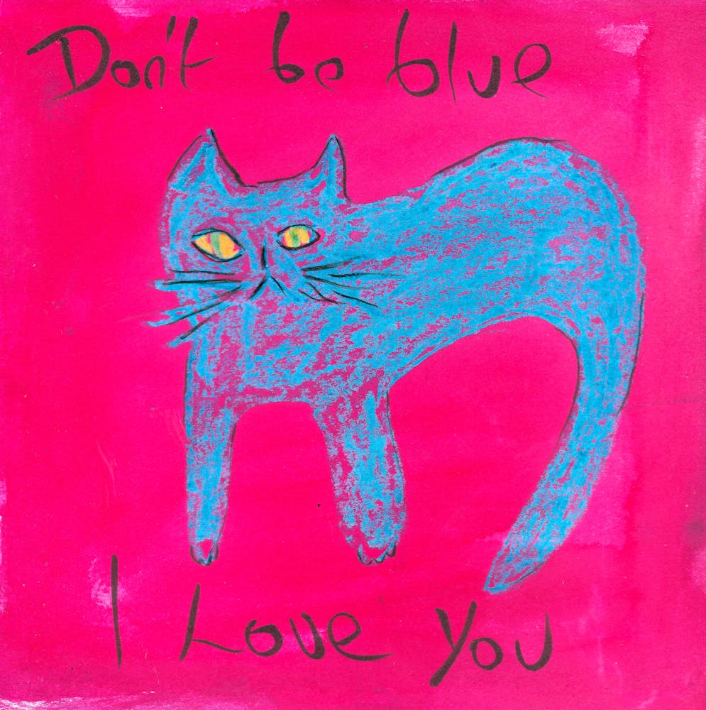Don?T Be Blue Art Print by Rob Burton – Fy!