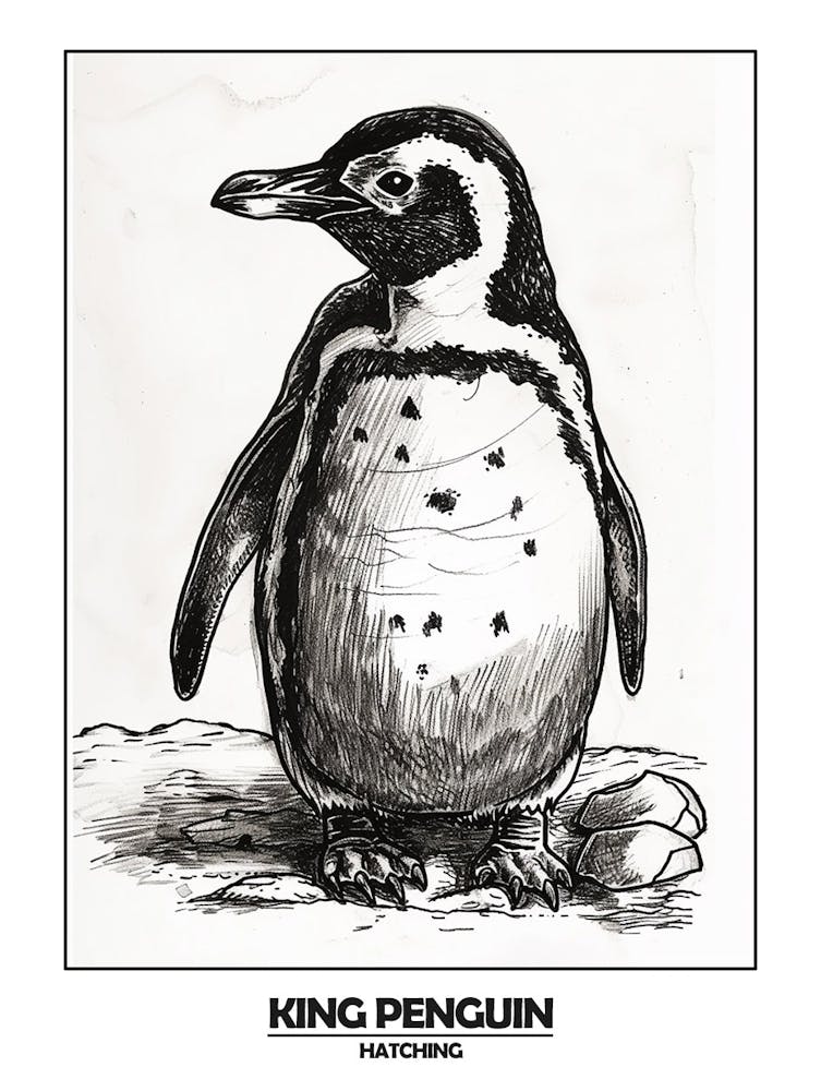 Penguin Hatching Poster 4 Art Print by Energy of the Sea – Fy!