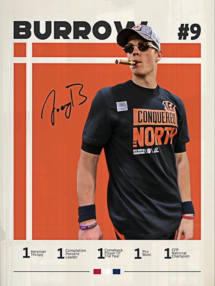 Joe Burrow Art Print by Anwir – Fy!