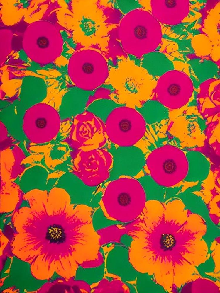 Lilies Andy Warhol Flower Art Print by The Artsy Florist – Fy!