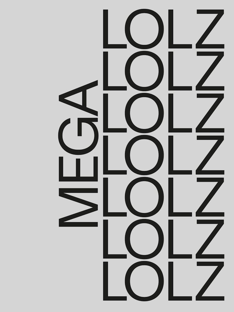 Mega Lolz Art Print by Badwalls – Fy!