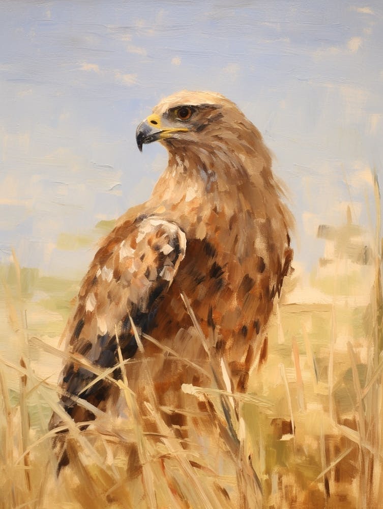 Bird Painting Hawk 4 Art Print by Feathered Muse – Fy!