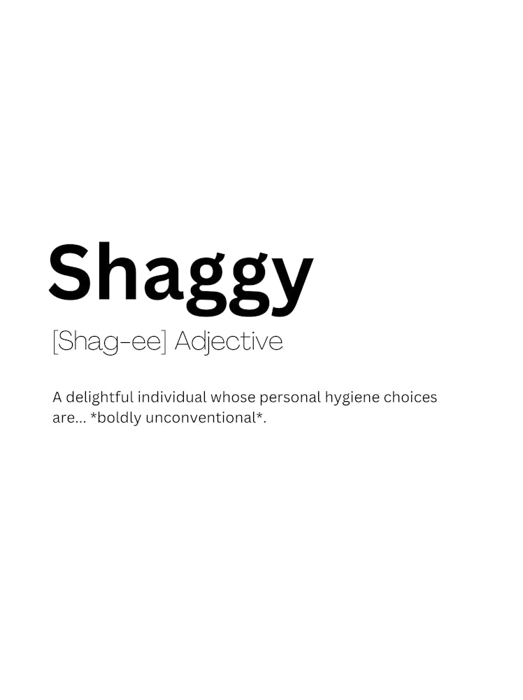 Shaggy Definition Meaning Art Print by Kaigozen – Fy!